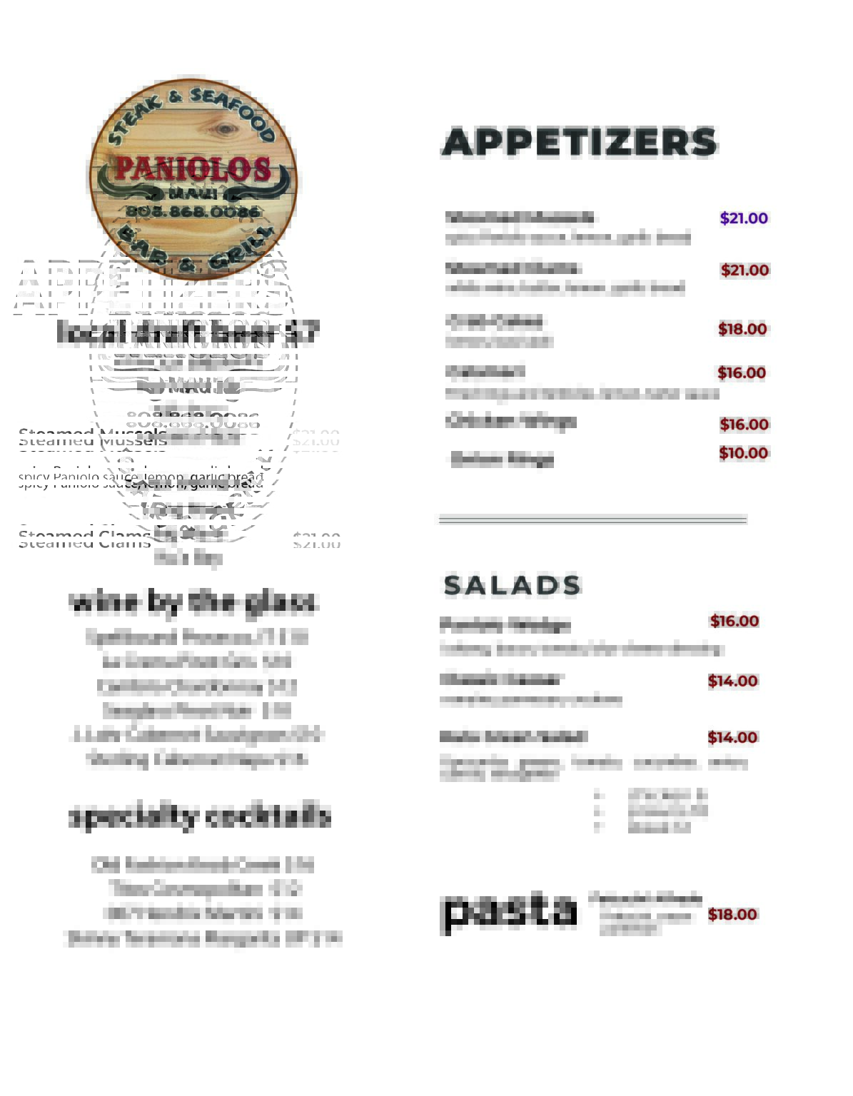 Home - Paniolos Steak & Seafood Bar & Grill