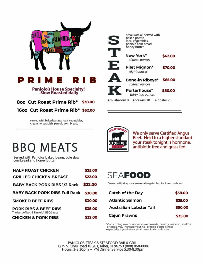 Home - Paniolos Steak & Seafood Bar & Grill